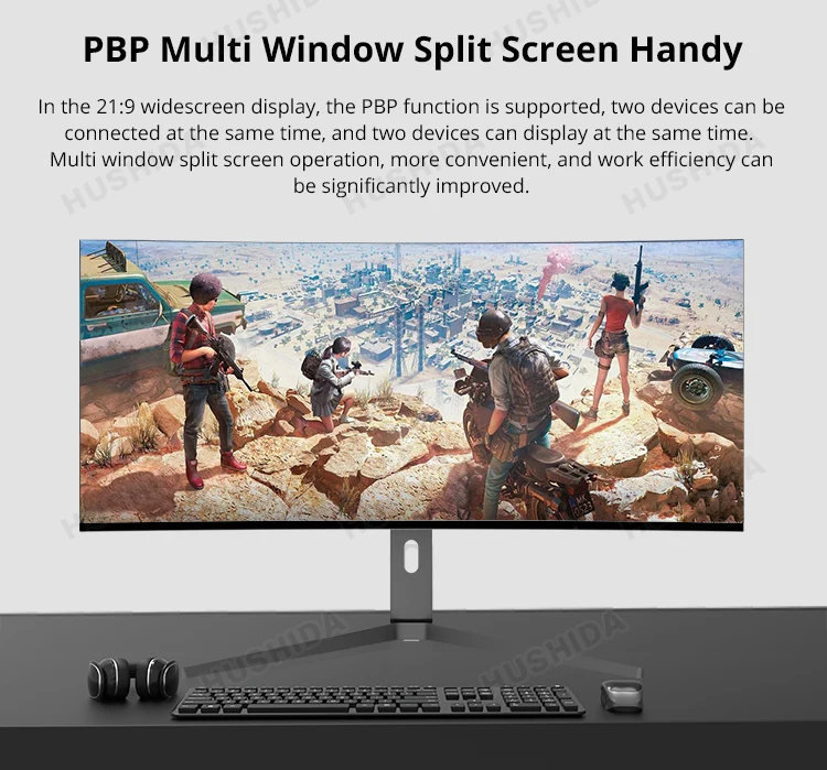 Super Wide Screen Multi Split Screen 40 Inch Monitors Pc Studio ...