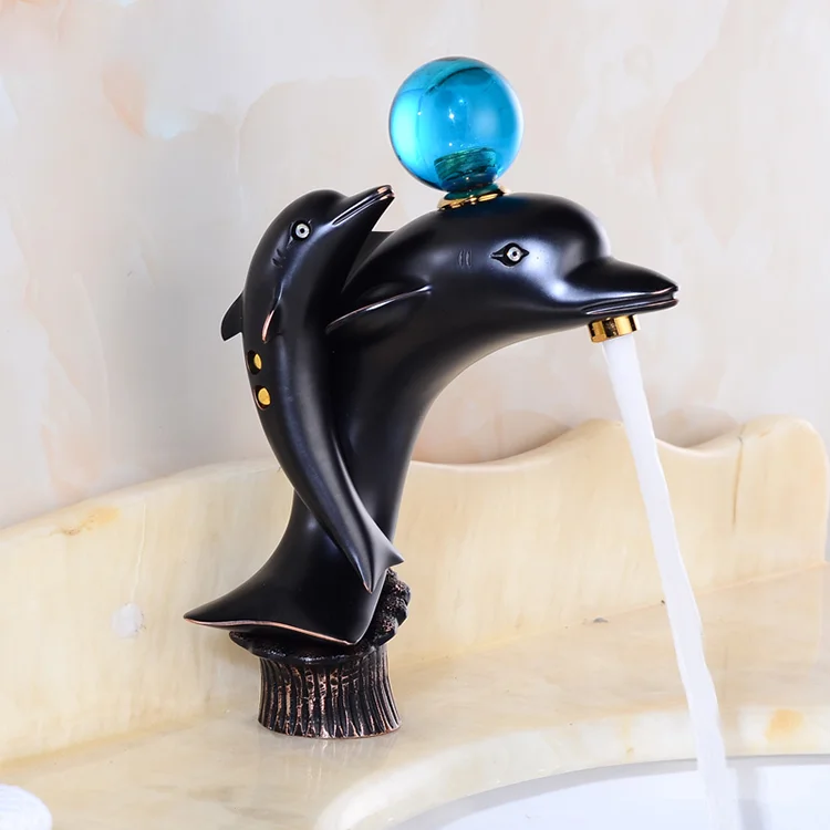Luxury Duck Faucet - Elegant Animal Shaped Bathroom Taps