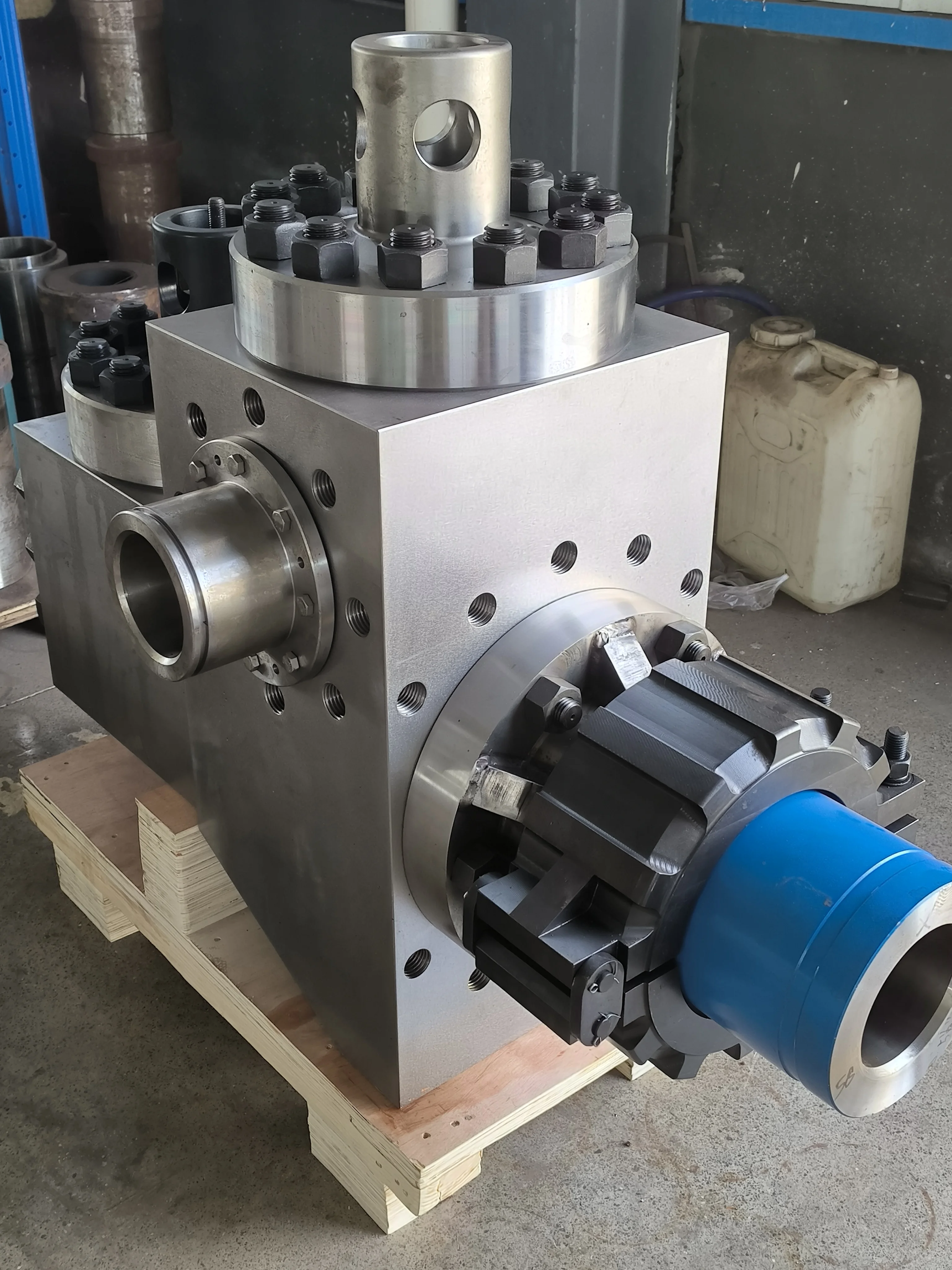 Api Standard Mud Pump Fluid End Module Mud Pump Hydraulic Cylinder ...