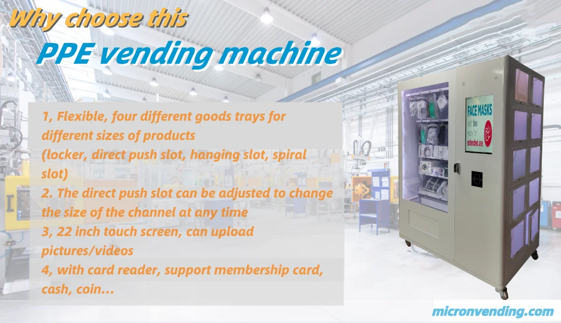 Smart PPE Vending Machine - Efficient Mask & Tool Dispensing