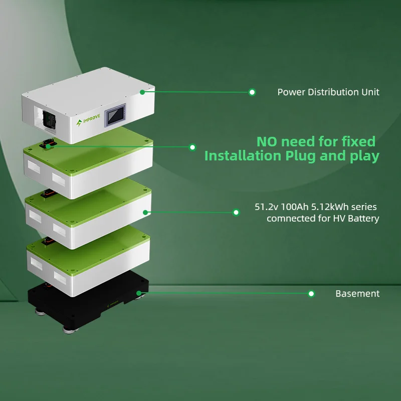Batterie Solaire HV 30kwh Stackable Module Lithium Batteries Solar ...