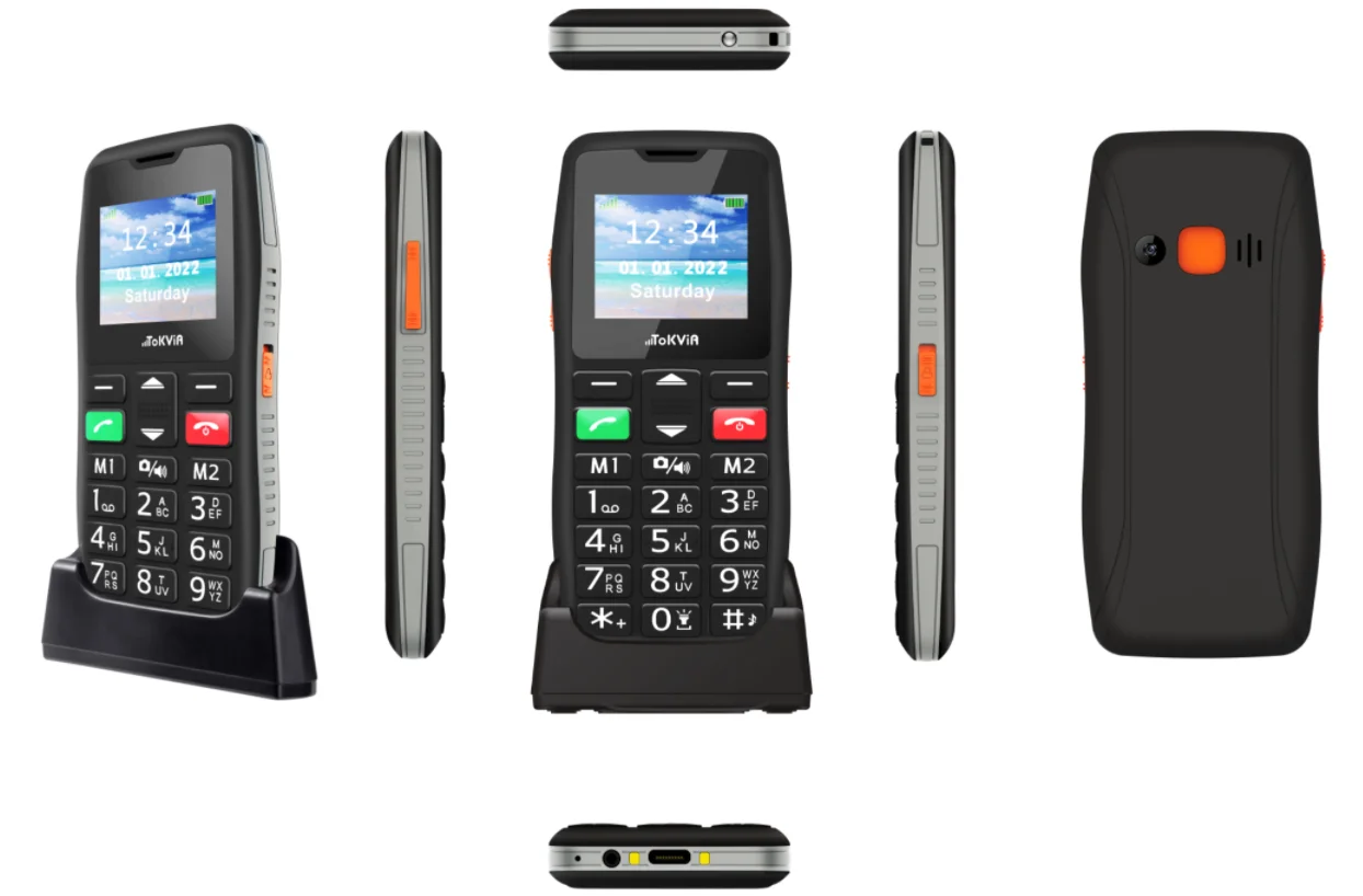 TOKVIA T102 - Senior Phone with Big Buttons & Loud Volume