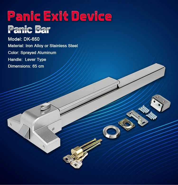 Emergency Exit Door Push Bar Panic Exit Device Fire Escape Door Touch ...