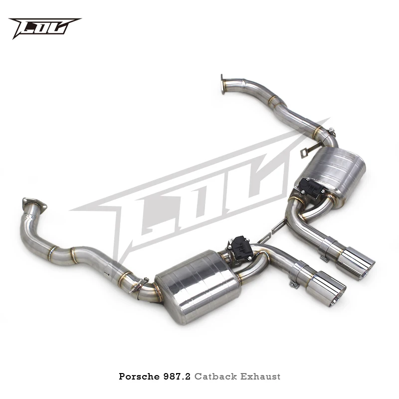 Boska SS304 Catback Exhaust for Porsche Boxster/Cayman 987/987.2 2008 ...