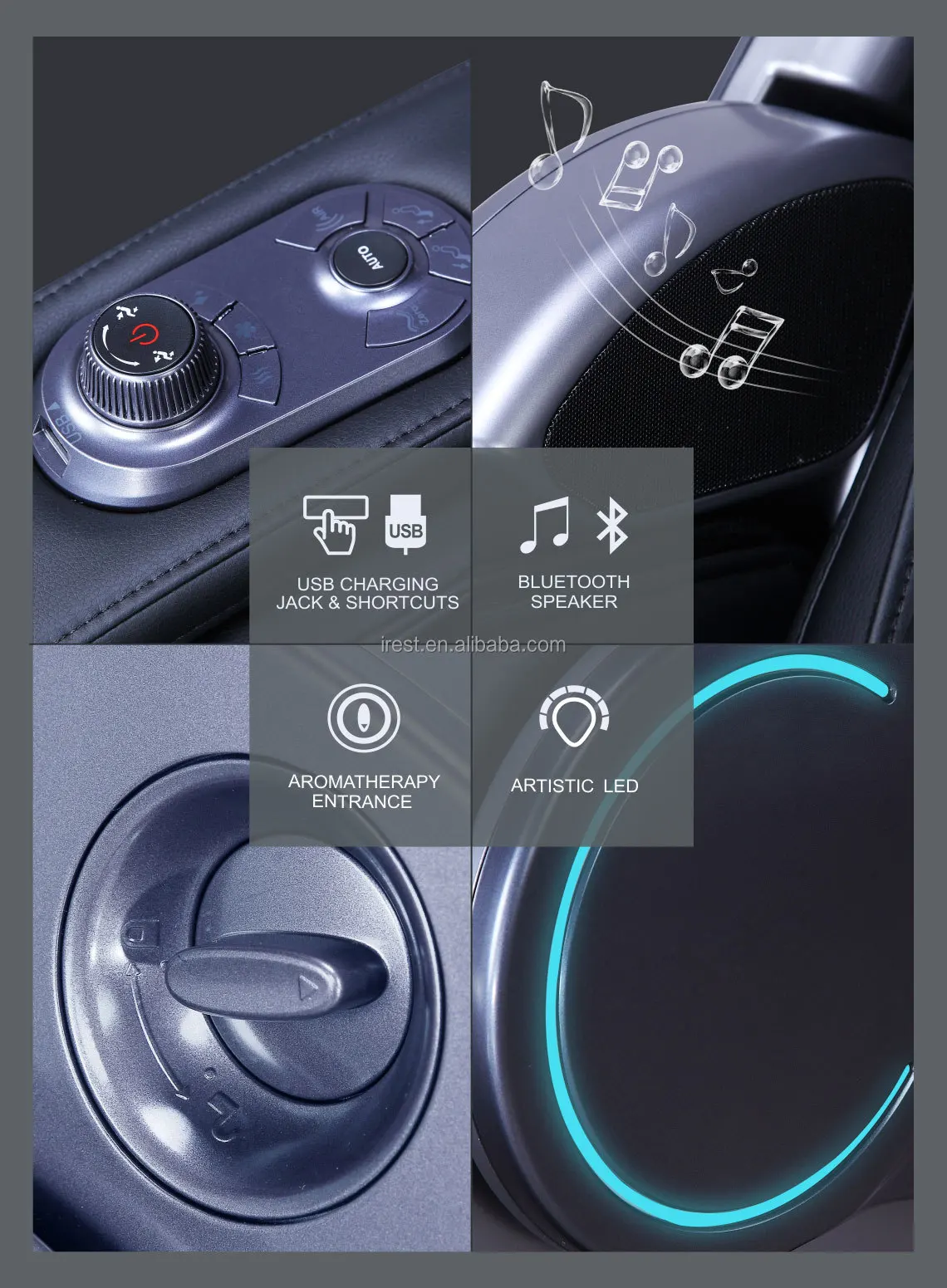 Irest Massage Chair - Luxury 4D Massage with Zero Gravity