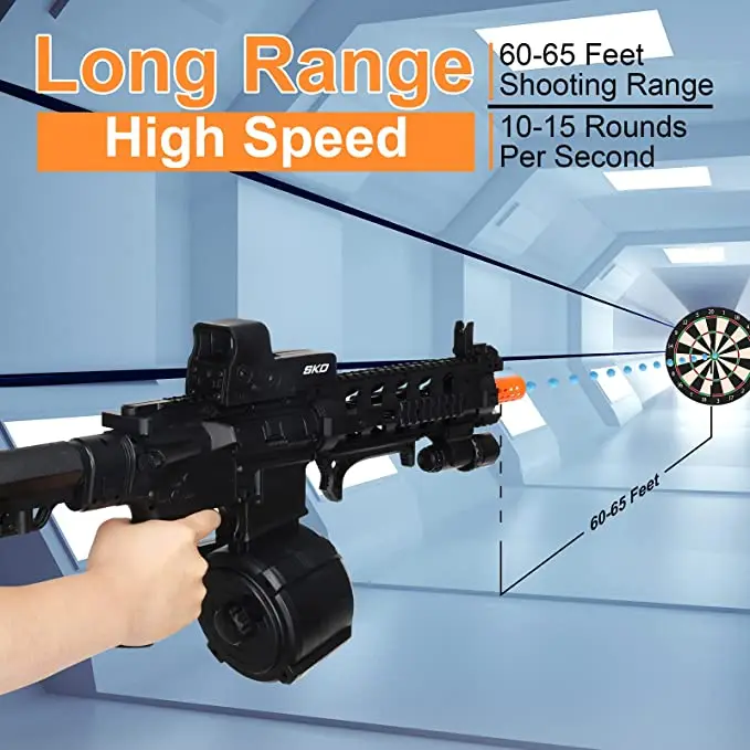 Ready To Ship Automatic Splatter Bal Gun Shooter Blaster M416 Ball Guns ...