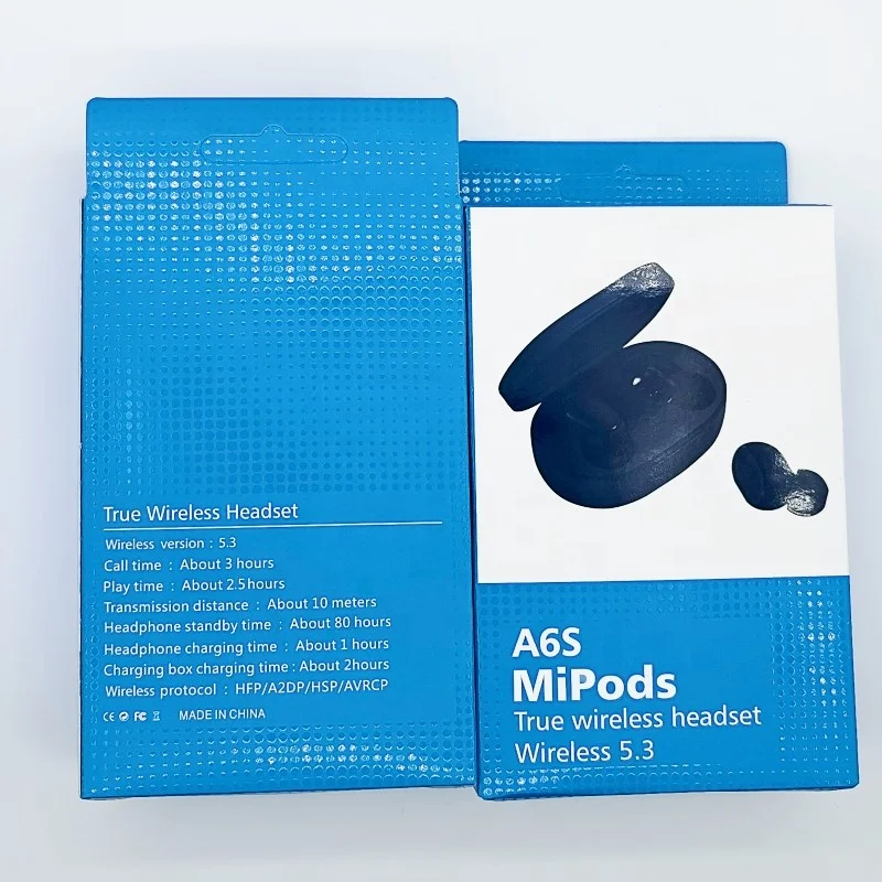 TWS A6S Earbuds - Waterproof, in-Ear Sport Gaming Headset