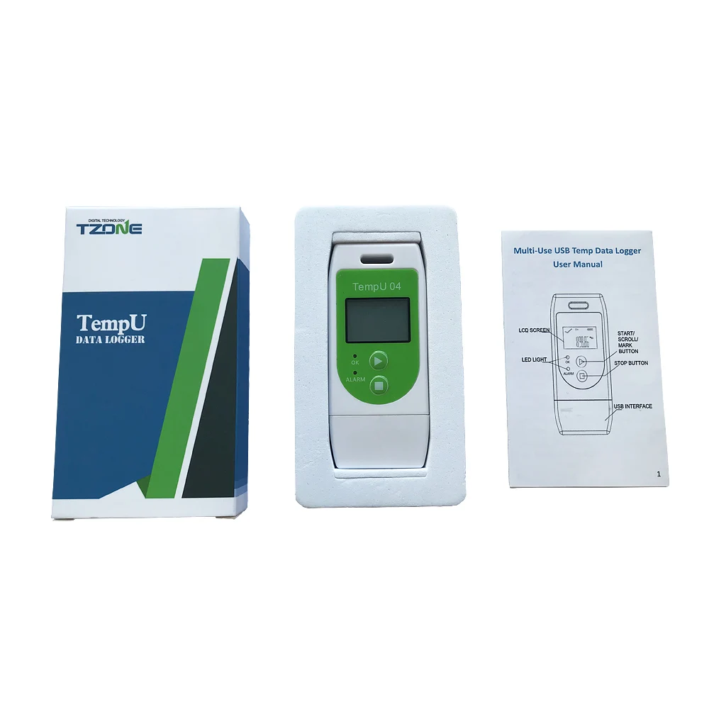Tzone Tz-tempu04 Direct Digital Control Usb Temperature Data Logger For Transport - Buy ...