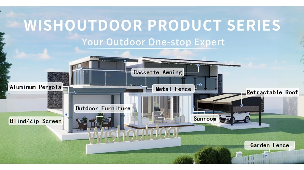 Waterproof Outdoor Retractable Roof PVC Pergola Aluminum Motorized ...