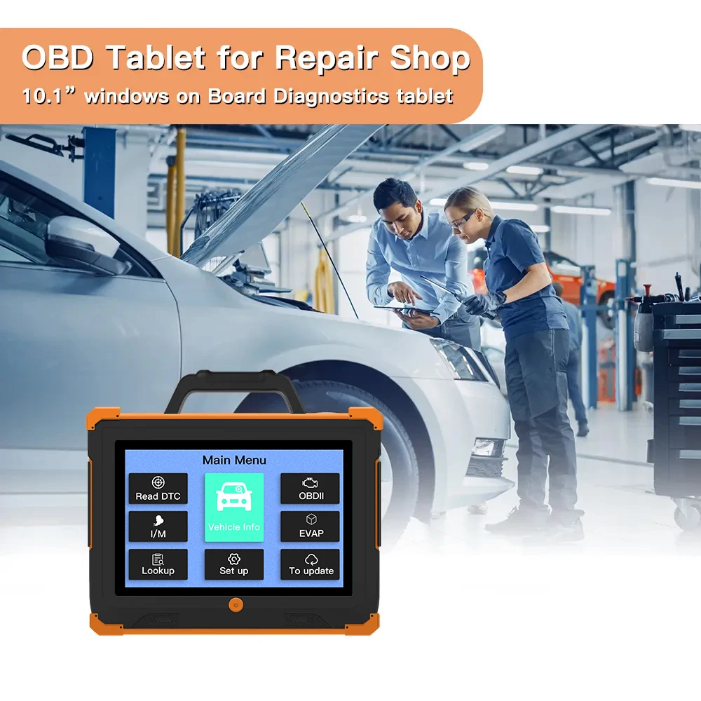 Alibaba.com: 10.1 Inch OBD Windows Tablet, Car Diagnostic Monitor with ...