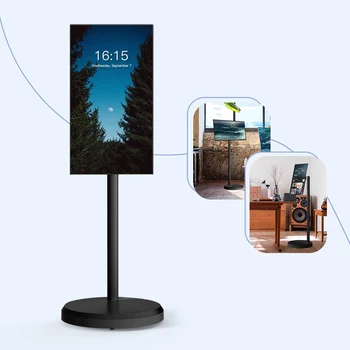 Portable Lcd 21.5 Inch Tv Fhd Ips Touch Screen Smart Android 12 System ...