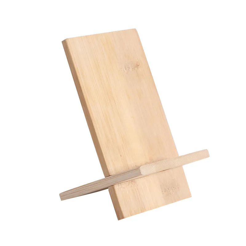 Bamboo Phone Holder - Stylish & Functional Desk Accessory