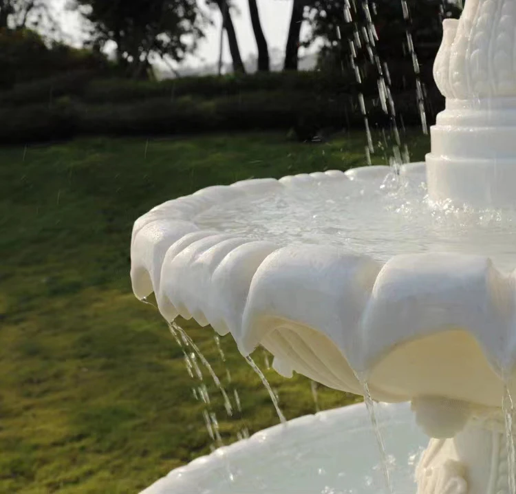 Rising Custom Marble Stone Fountains - Durable & Artistic