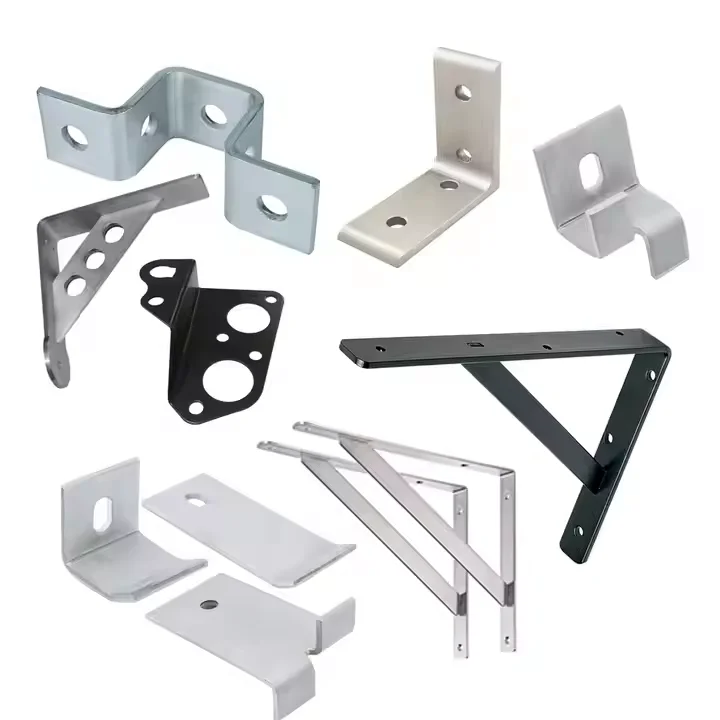 Heavy Duty Corner Brace Wall Bracket Right Angle L Brackets Brushed ...