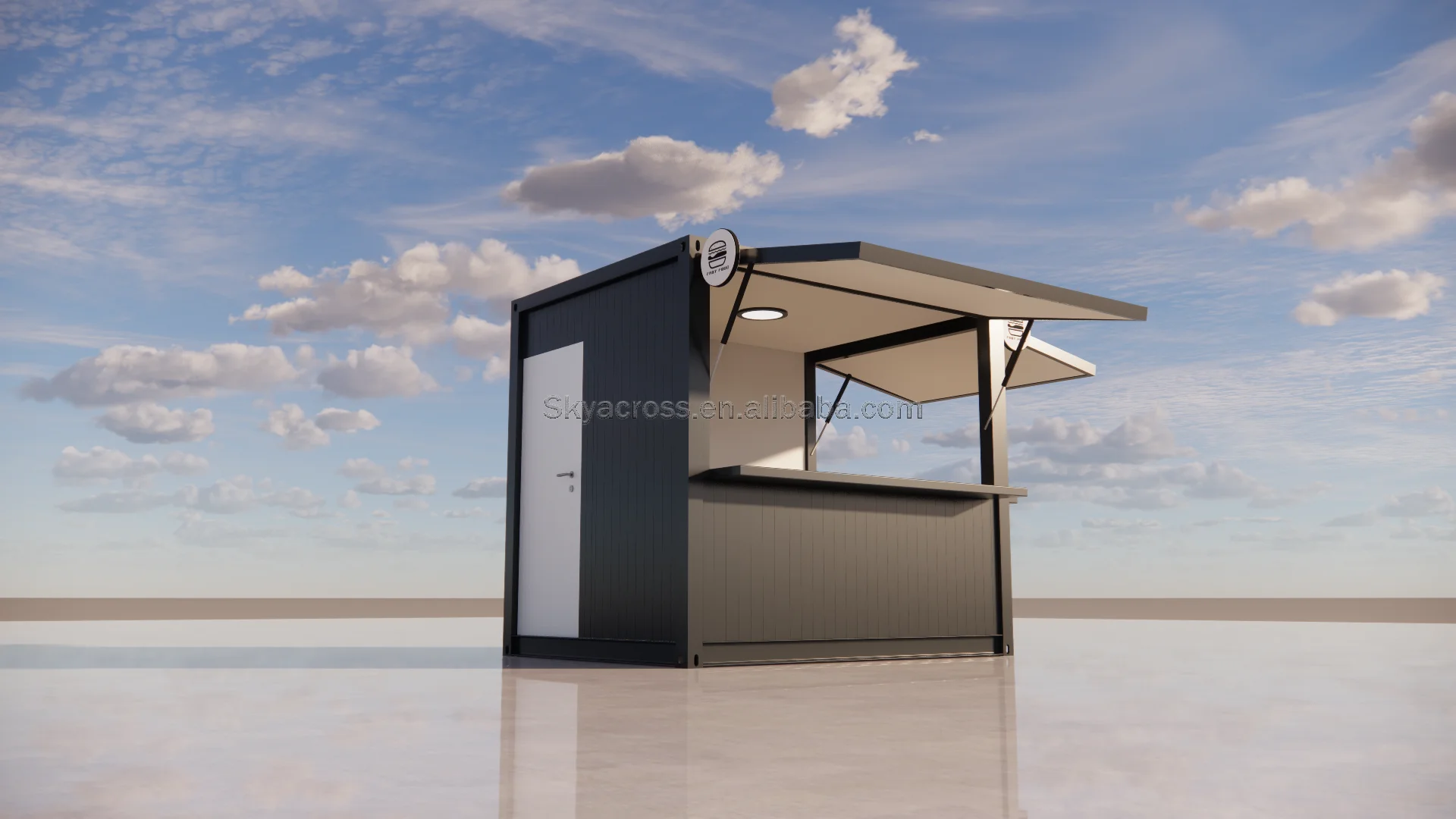 10ft Pop Up Container Bar And Coffee Shop Modular Movable Convenience ...