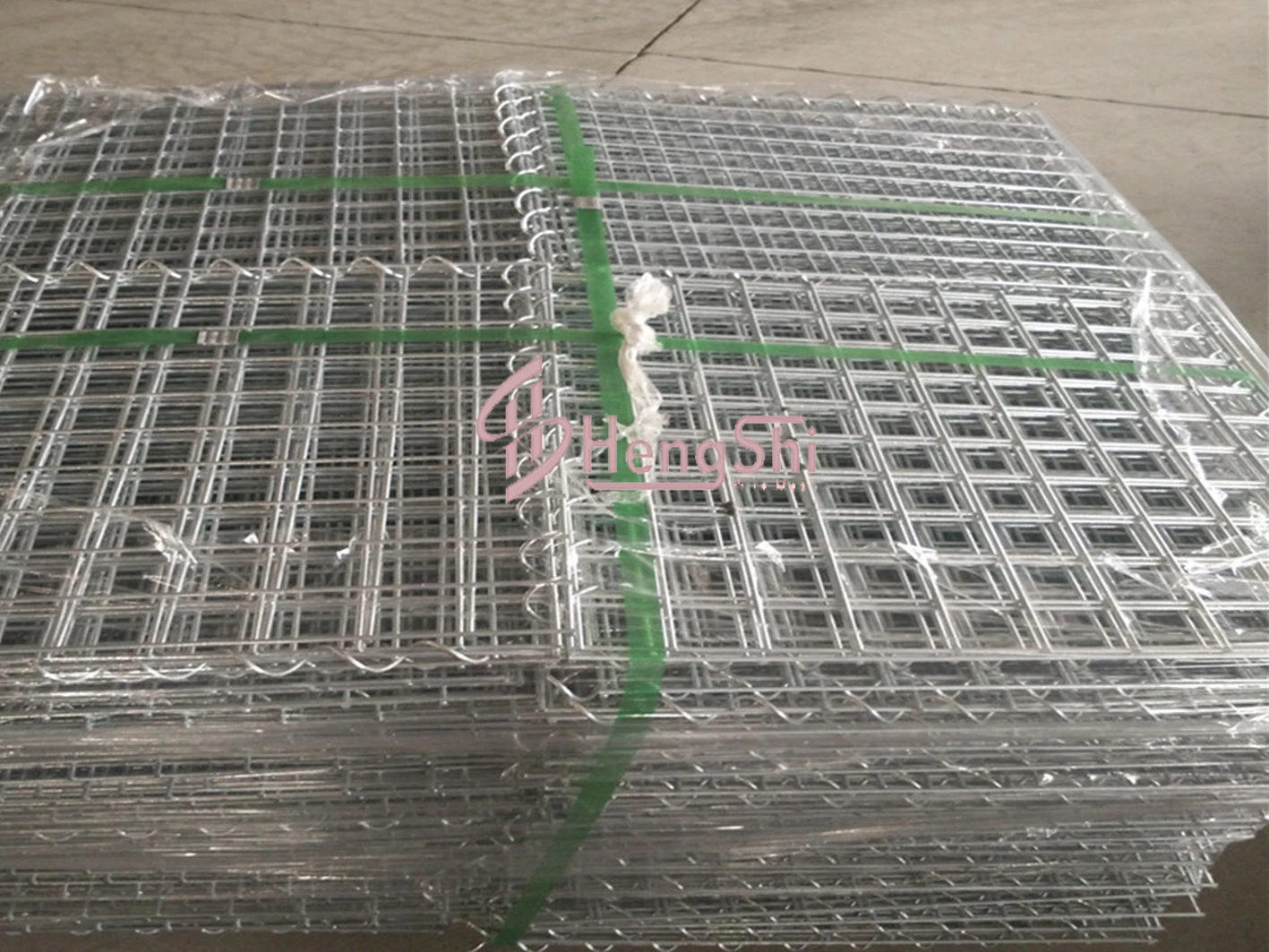 Welded Gabion Wall - 50 X 100 Mm Hole Gabion Box by Hengshi
