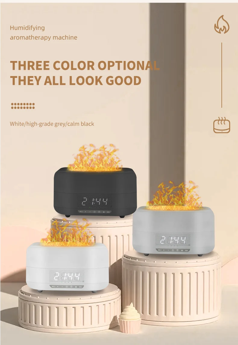 Flame Aromatherapy Flame Humidifier Simulates Fire Aromatherapy Machine ...