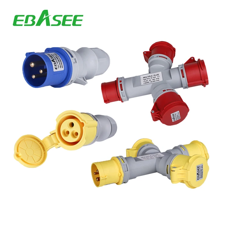 4 Pin Industrial Plug and Socket - 16 Amp, 32 Amps