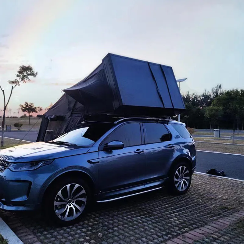 Cheap Car Roof Tent Awning Triangle Car Roof Top Sleeping Tent Aluminum ...