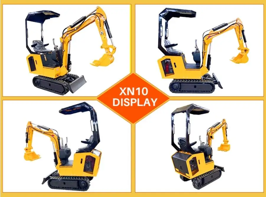 Monde Mini Backhoe Excavator Loaders Buckets 10-25 With Euro V Emission ...