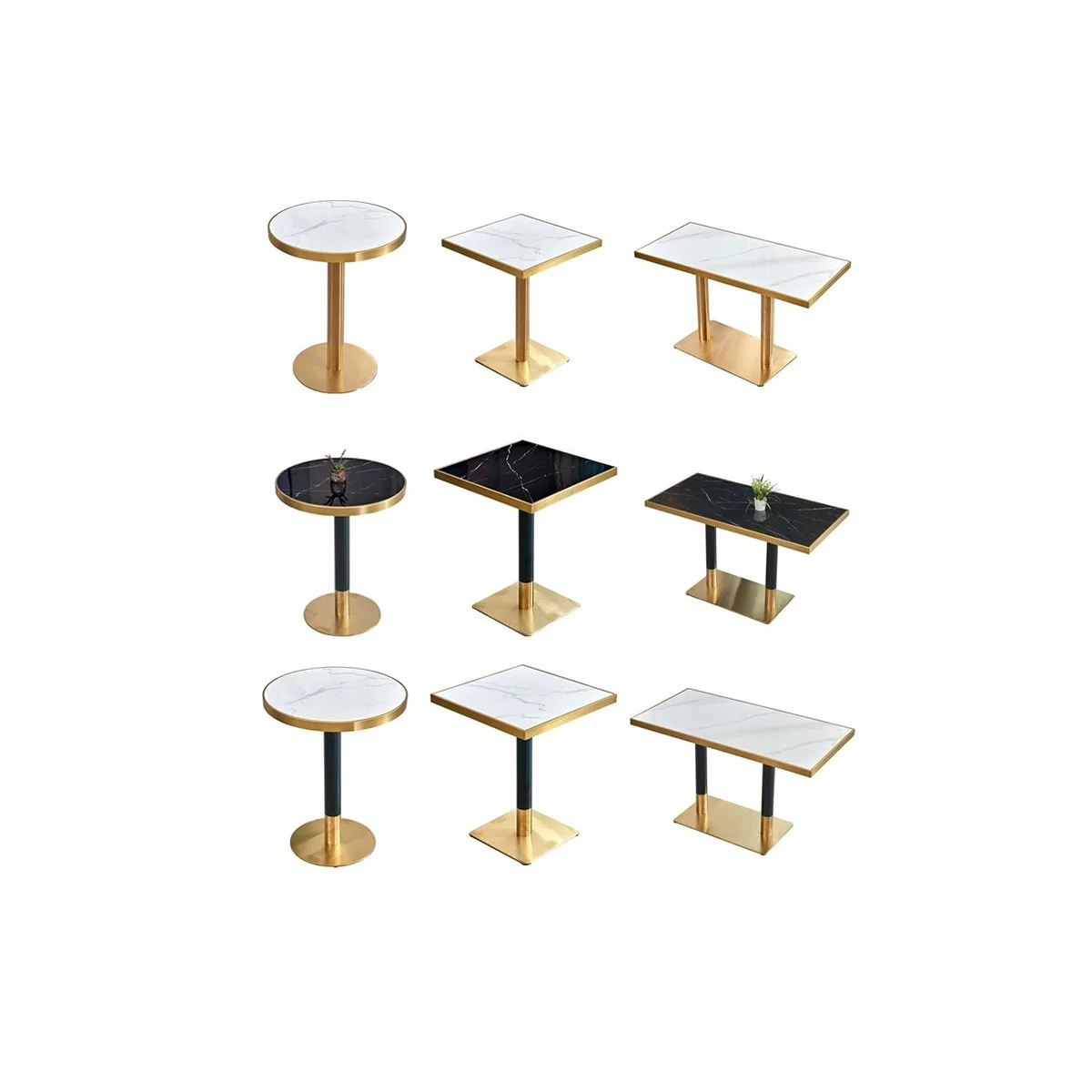 Modern Furniture Bench Steel Frame Restaurant Coffee Dining Table Base ...