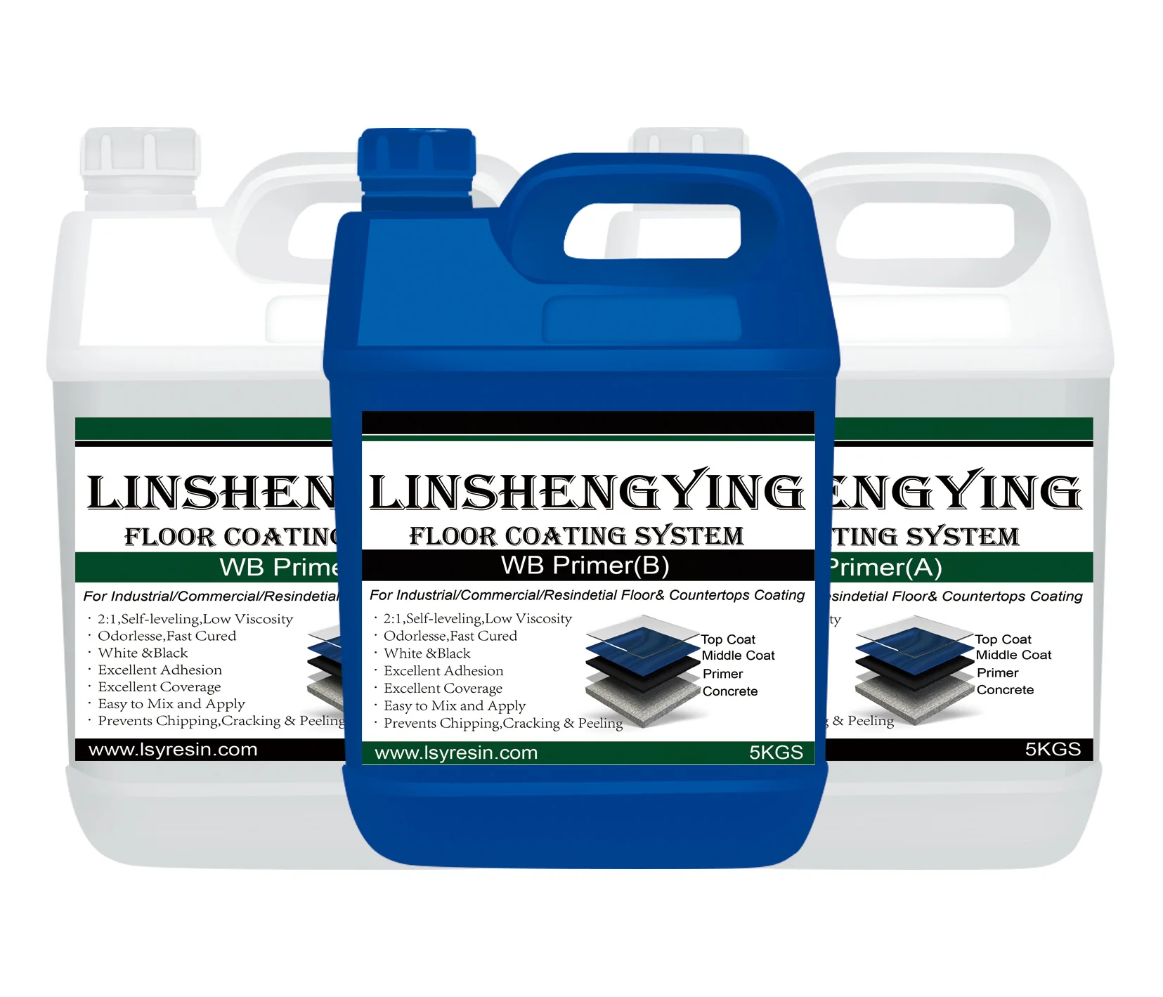 2:1 Waterborne Epoxy Primer for Floor and Countertops Coating| Alibaba.com