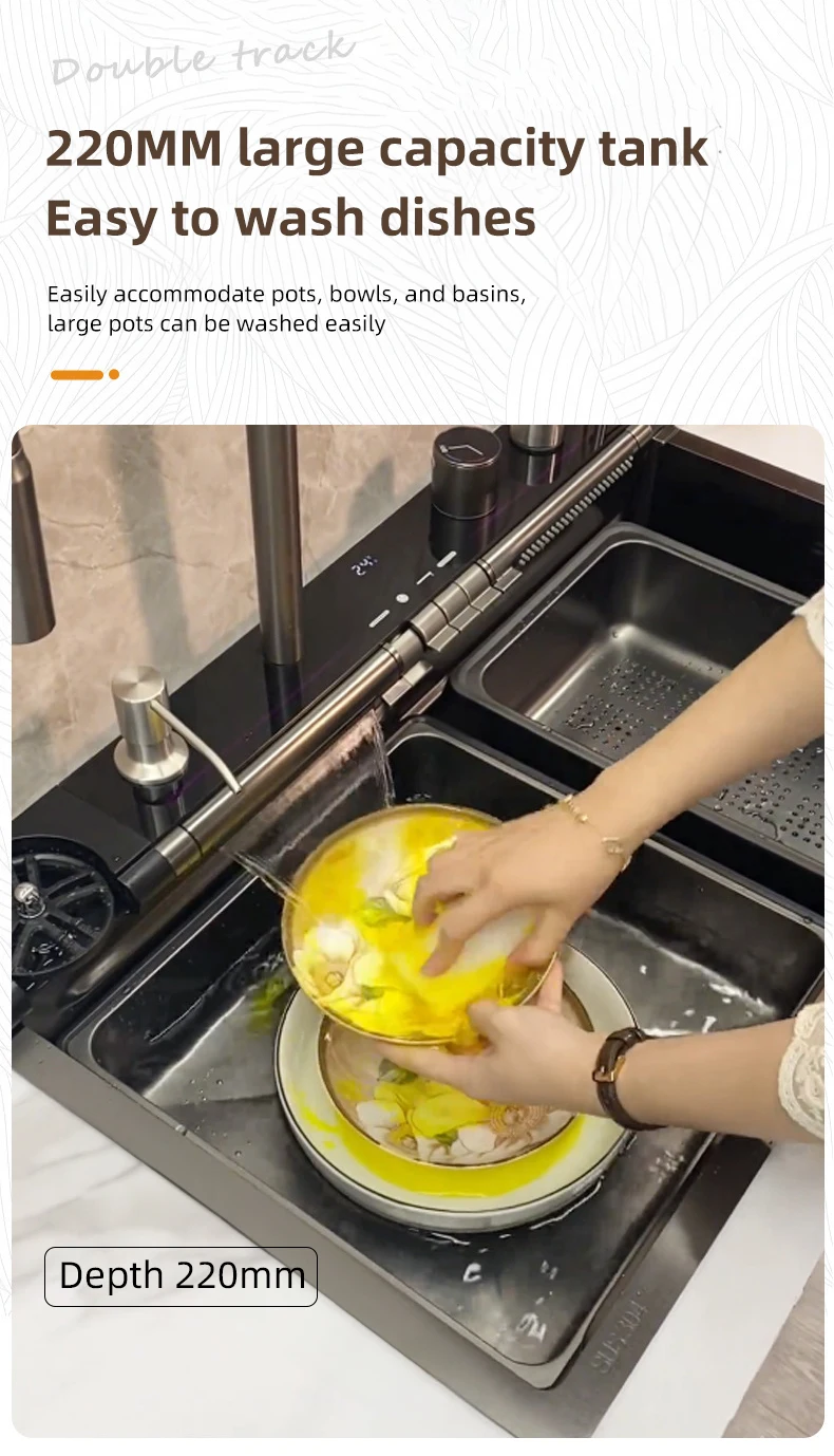 Luxury Kitchen Sinks - 304 Stainless Steel Multifunctional