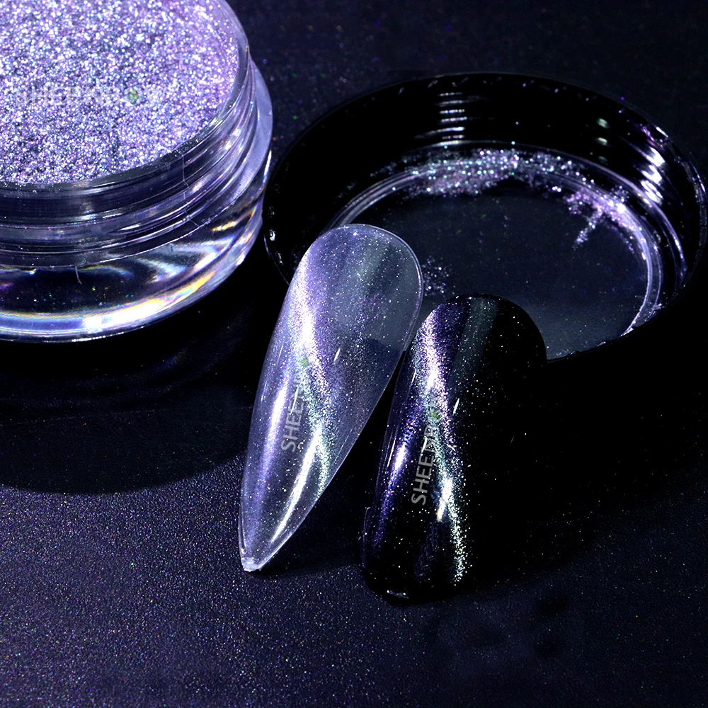 Sheenbow New 2024 Super Silver Blue Color Shifting For Nail Polish 3d ...