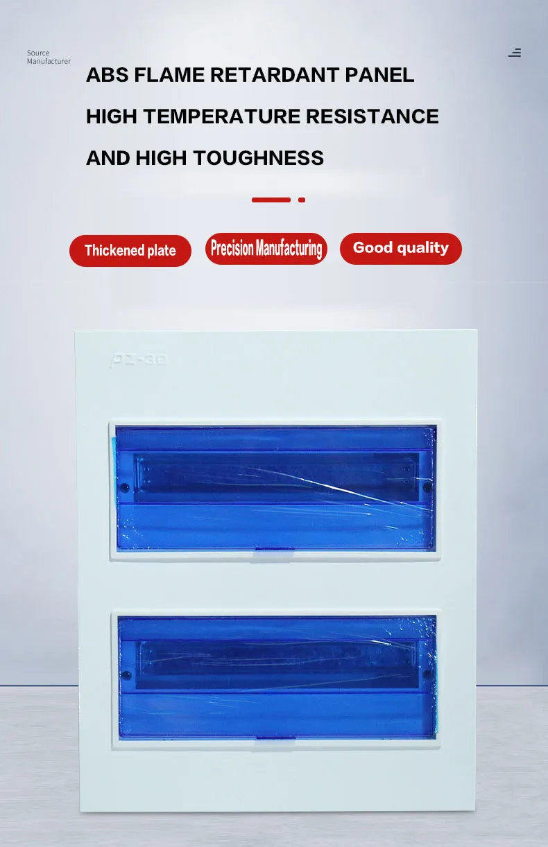 8 Way MCB Box in Cold-rolled steel with ABS and PC Material IP54 ...