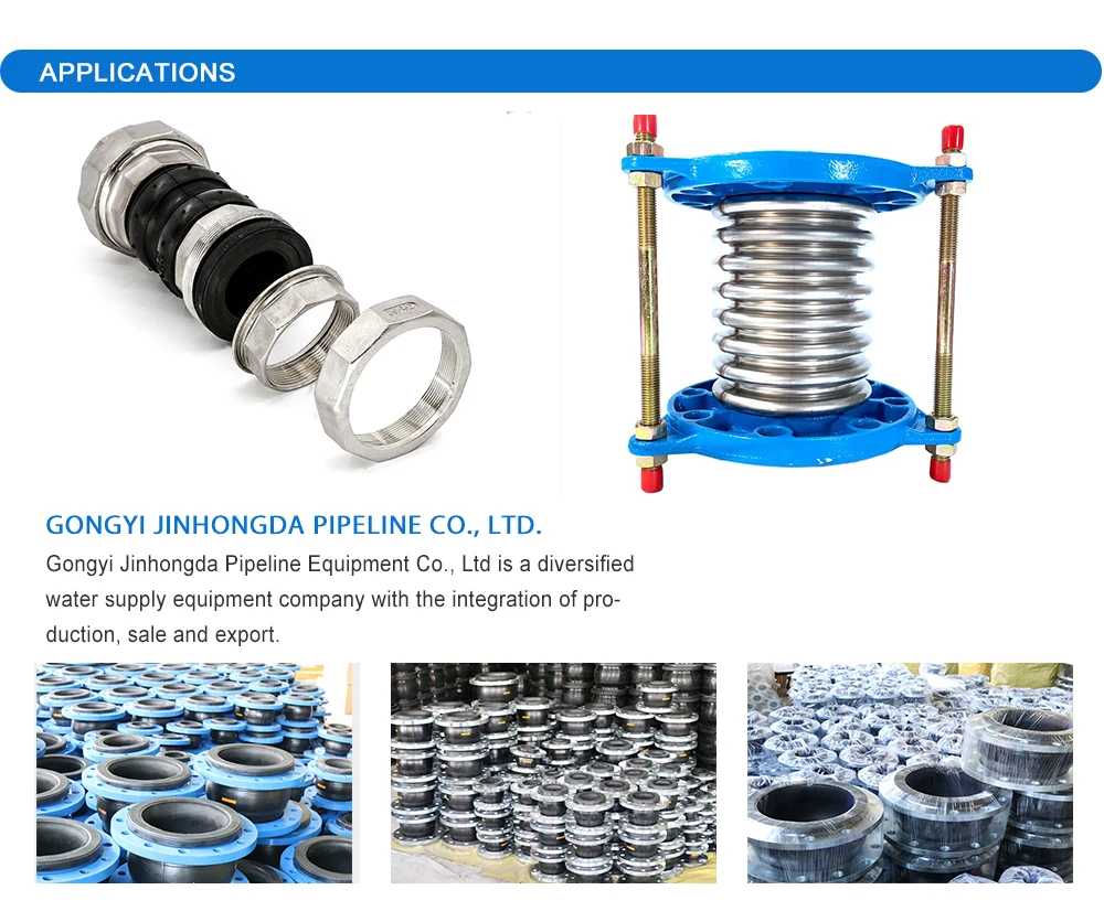 Dn8-dn400 Stainless Steel Braided Flexible Expansion Joint Corrugated ...