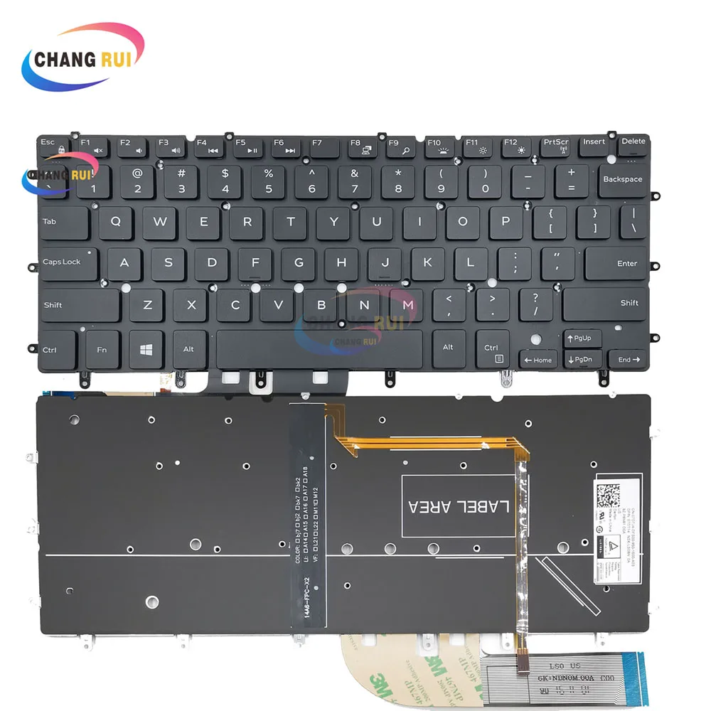 Backlit Keyboard For Dell Xps 13 9343 9350 9360 Inspiron 2-in-1 7348 ...