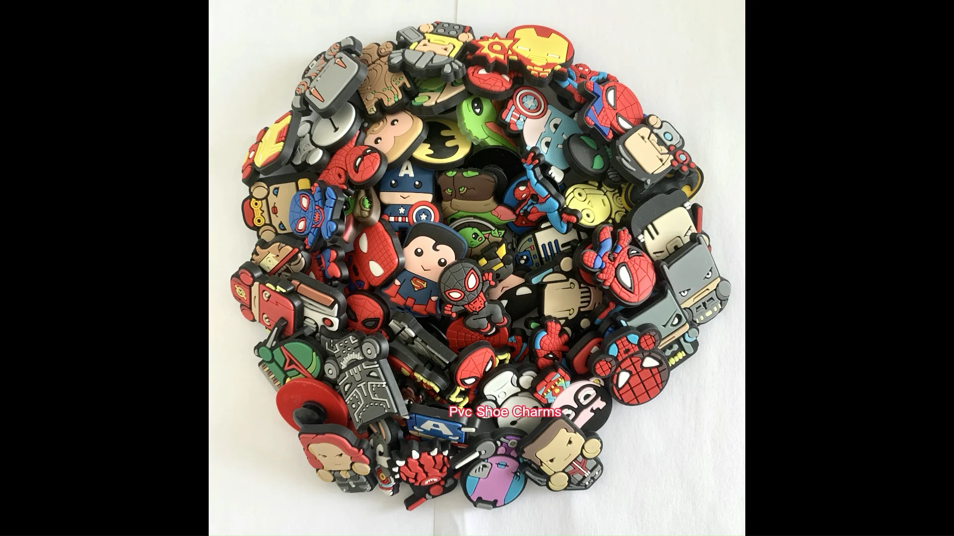 Wholesale Custom Pvc Cartoon Marvel Superman Croc Charm Designer Charms ...