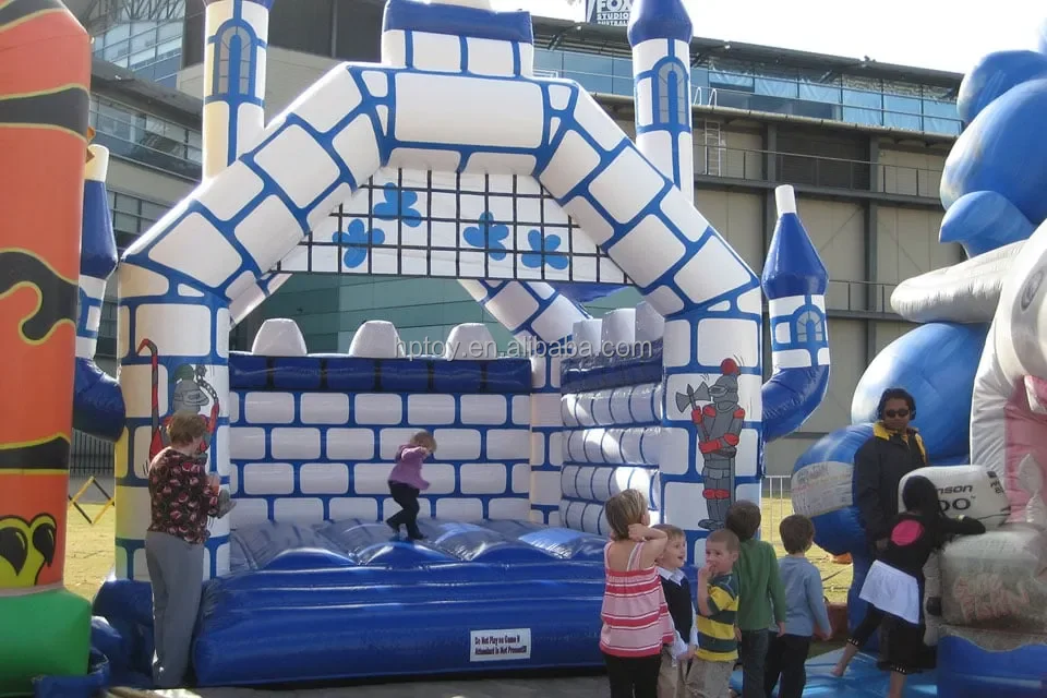 Commercial Top Selling Knight Jumping Bouncing Castle Inflatable air ...