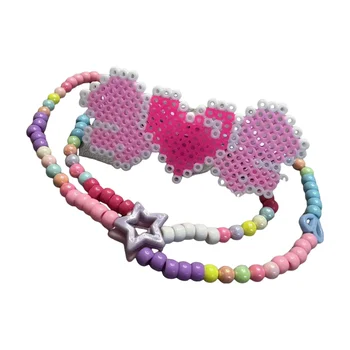 Kandi Led Light Up Chewing Protect Edm Rave Pacifier Perler Necklace ...