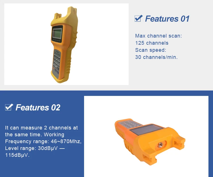 Catv Digital Signal Level Meter - Reliable Cable TV Power Meter