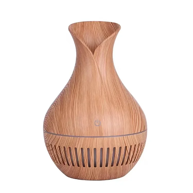 Home Wood Grain Air Humidifier Purifier Aroma Diffuser USB