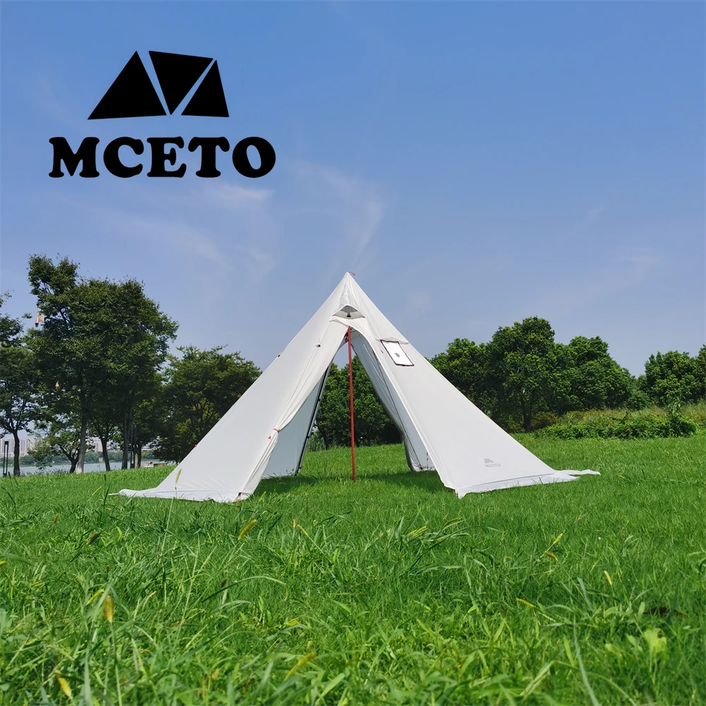 MCETO TX400PRO Lightweight Pyramid Tent - Ideal for Winter Camping