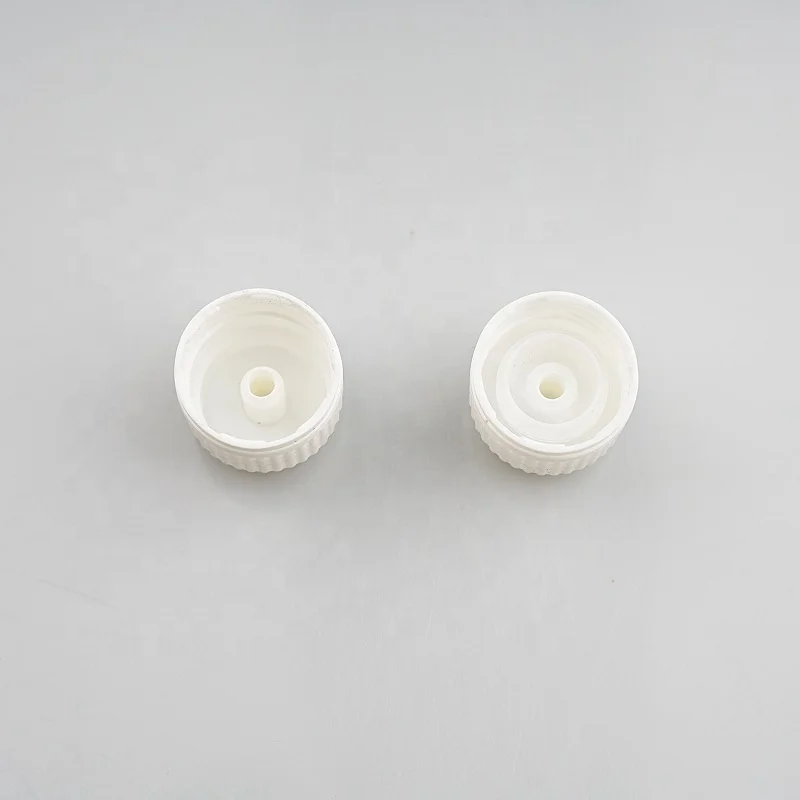24mm 28mm Glass Medicine Bottle Cap with Safety Ring Plastic Tamper ...