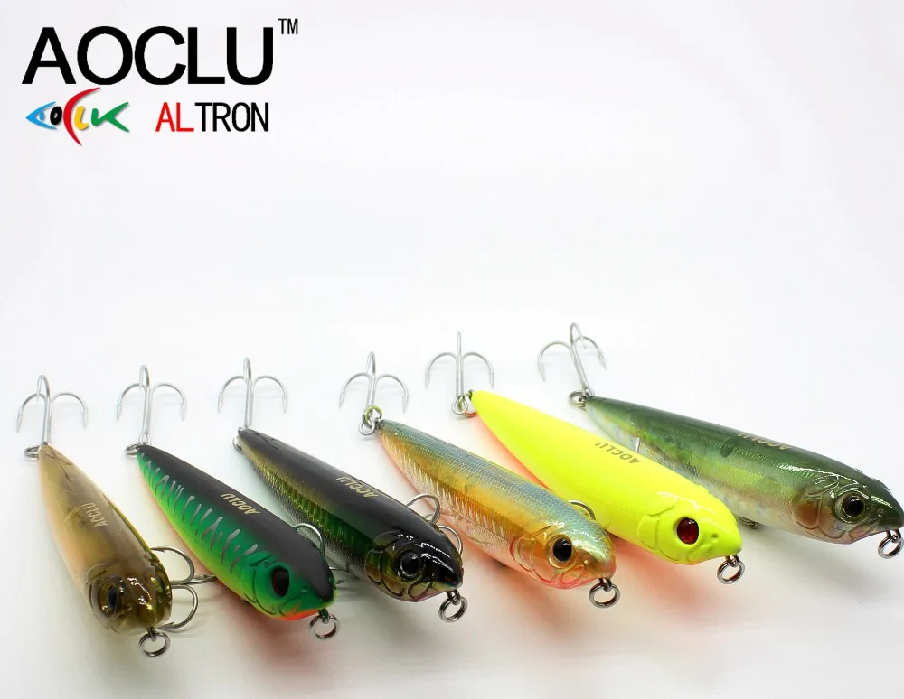 AOCLU Hard Bait 105mm 15.6g Floating Pencil Lure Stick Saltwater ...