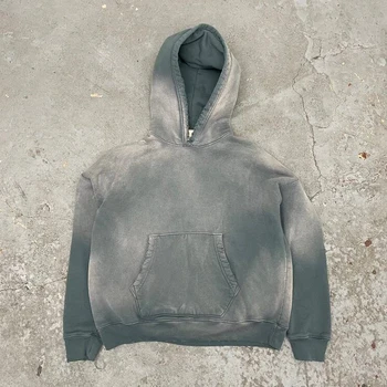High Quality Custom Streetwear Heavyweight Vintage Acid Washed Hoodies ...