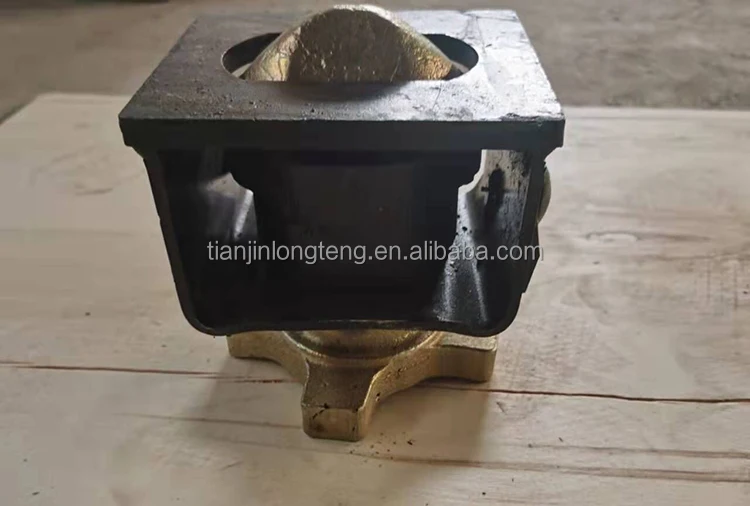 Heavy Duty Mechanism Flatbed Trailer Twistlock ISO Steel Container ...