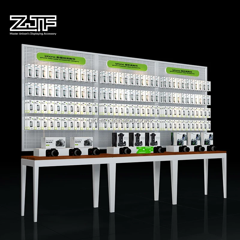 New Design Wall Mounted Wooden Camera Display Cases Mobile Phone/cell ...