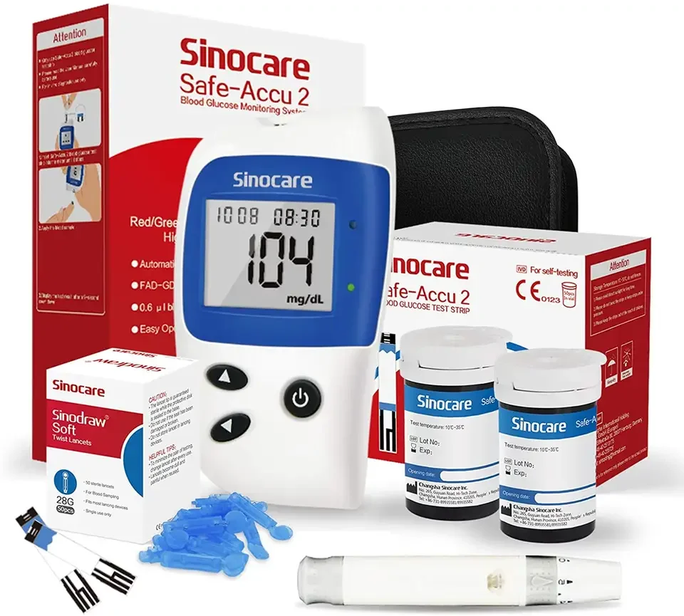 Sinocare Glucometer Use Instructions Safe Accu2| Alibaba.com