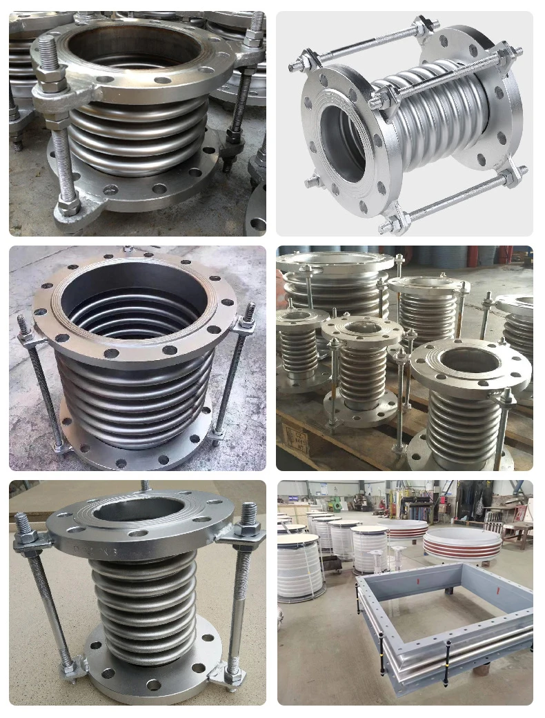 Stainless Steel Flanged Connected Expans Ptfe Flexible Metal Bellow ...