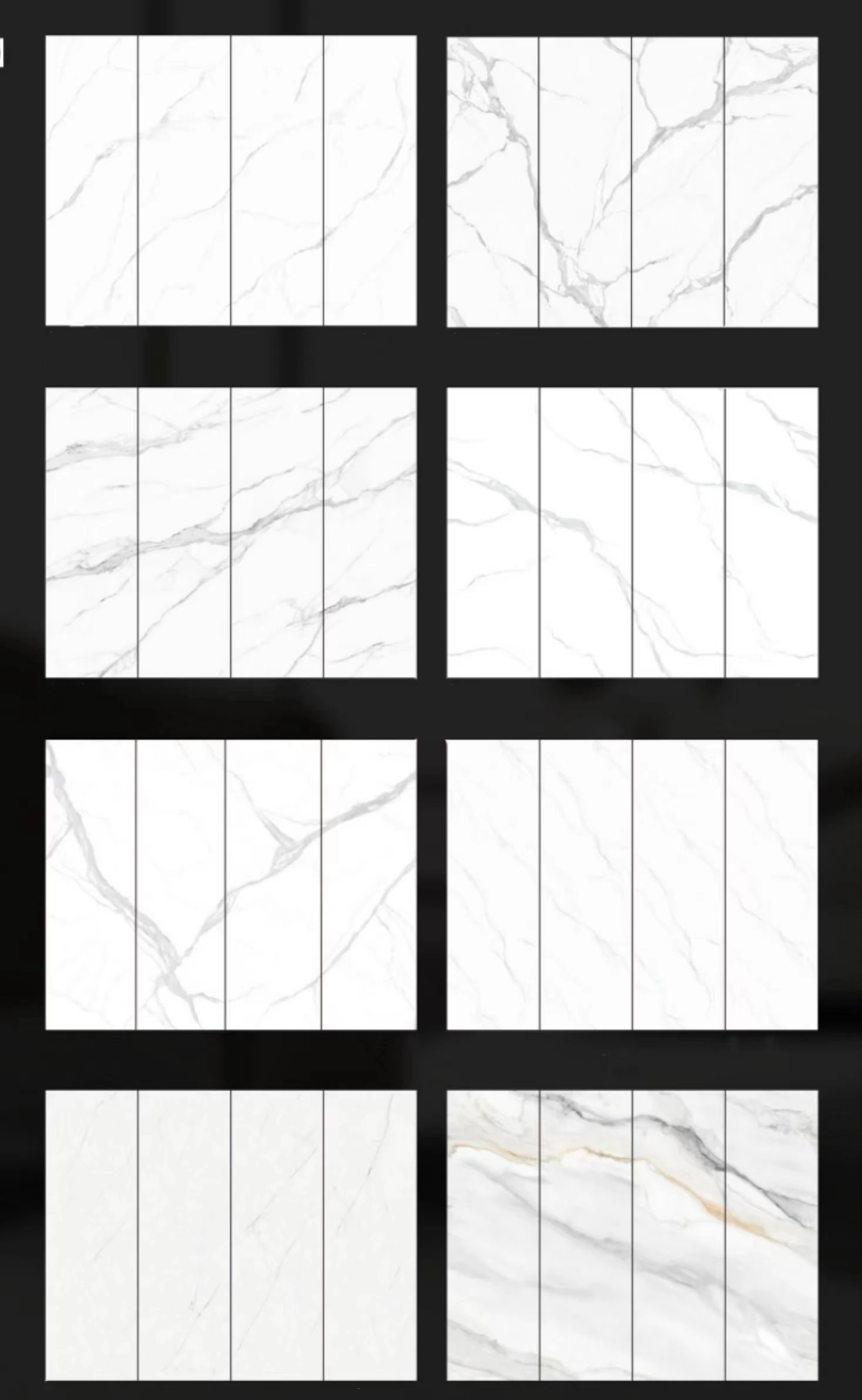 Villa Interior Stair Tile Design With High Polished 1200x2400mm ...