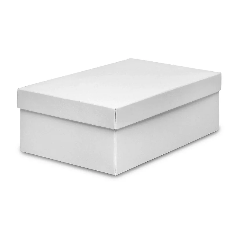 Kraft Paper Shoe Box Paper Box Express Carton Paper Storage White ...