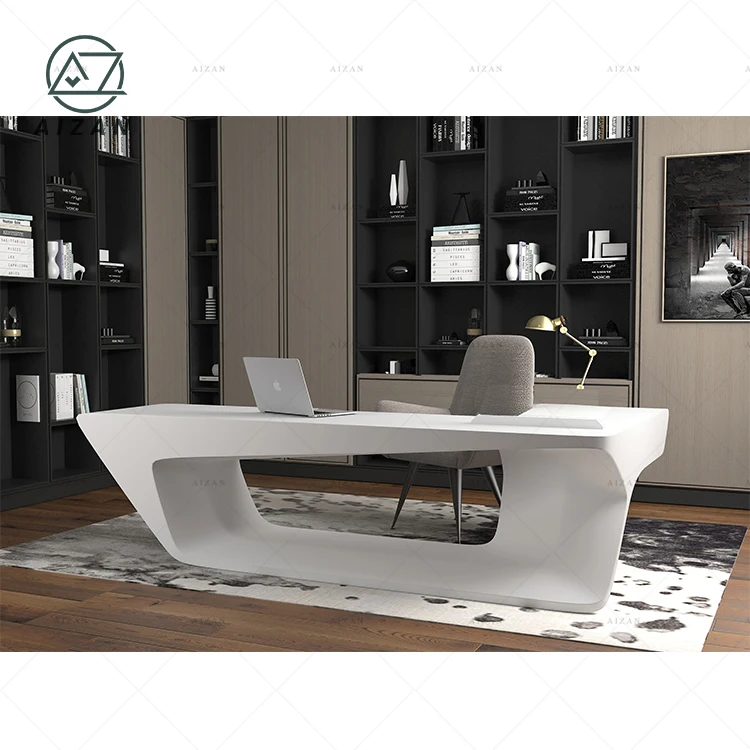 modern office desk office table executive desk CEO table custom made ...