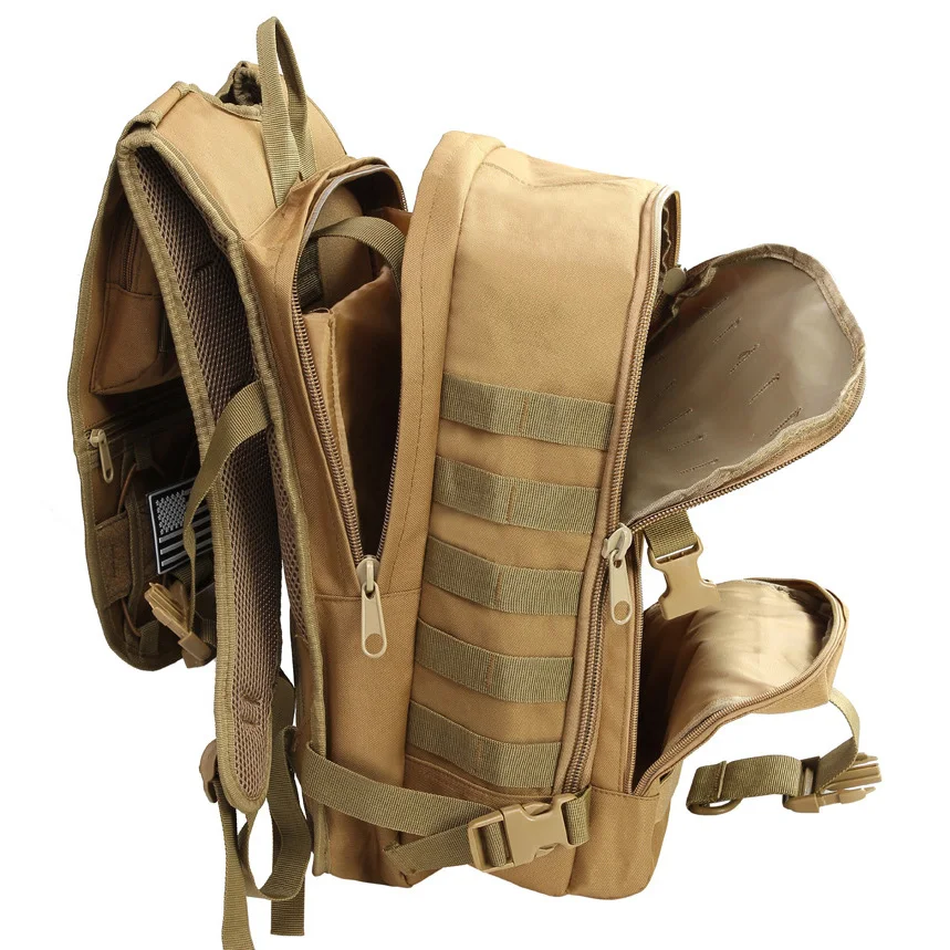 35L Tactical Molle Backpack with Polyester Lining External Frame Bug ...