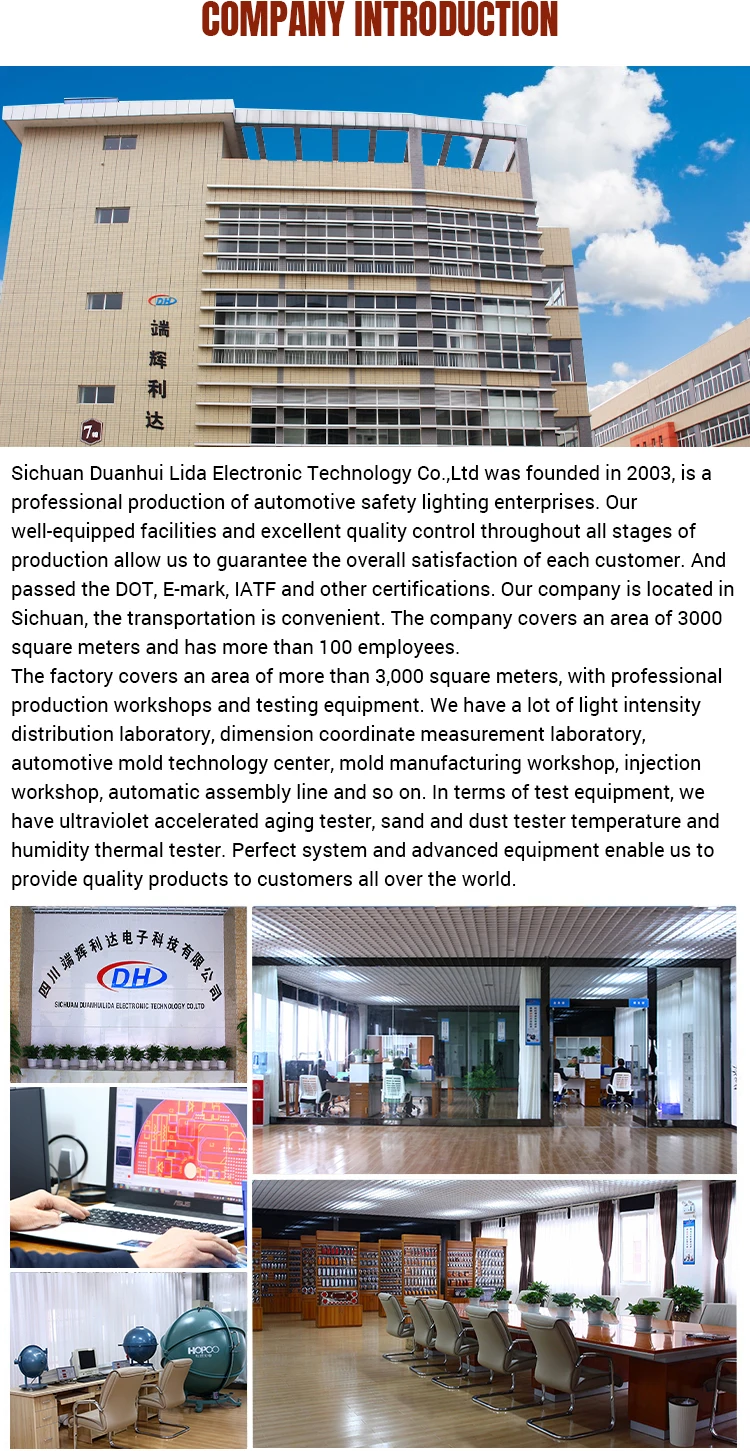 4x7 Inch Headlight PCLens Square DOT High Beam Low Beam Headlamp ...