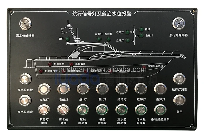 Custom Ship Ac220v Dc24v Marine Navigation Light Control Panel - Buy ...